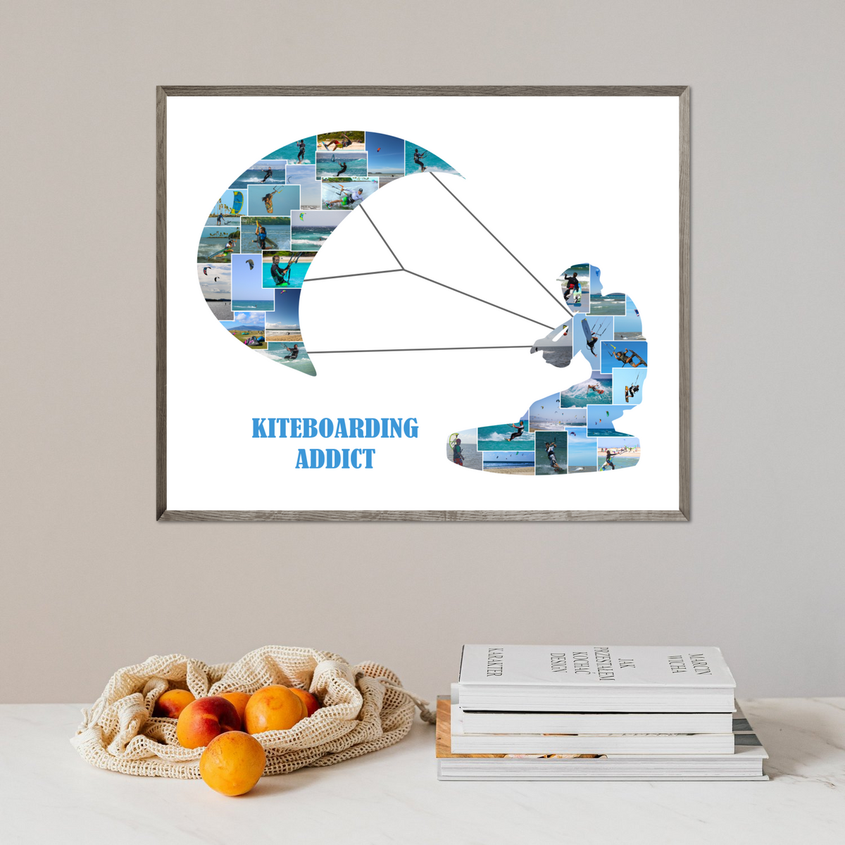 Personalized Kitesurfing Photo Collage | Kitesurfer Collage – Nomadic ...