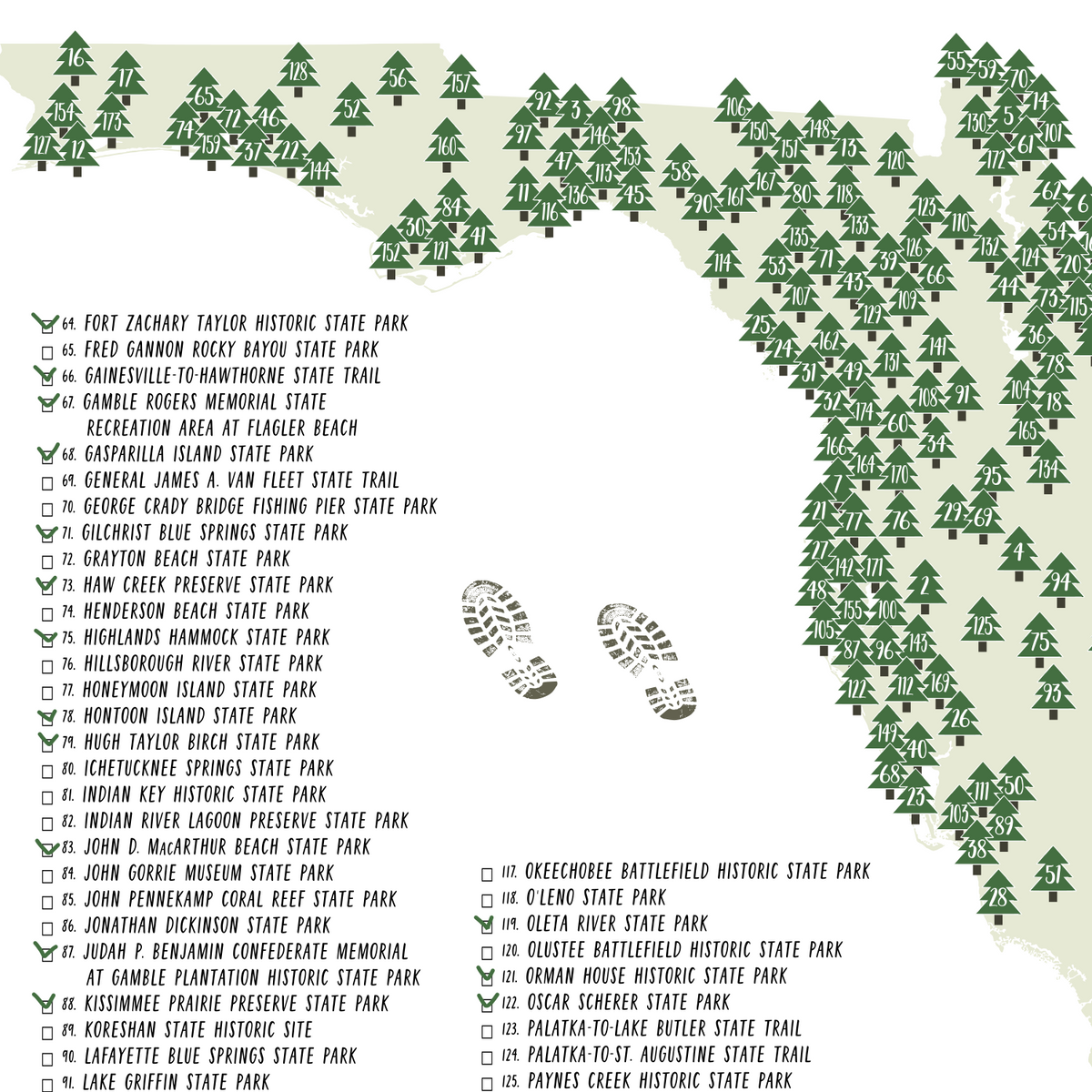 Printable Florida State Tree